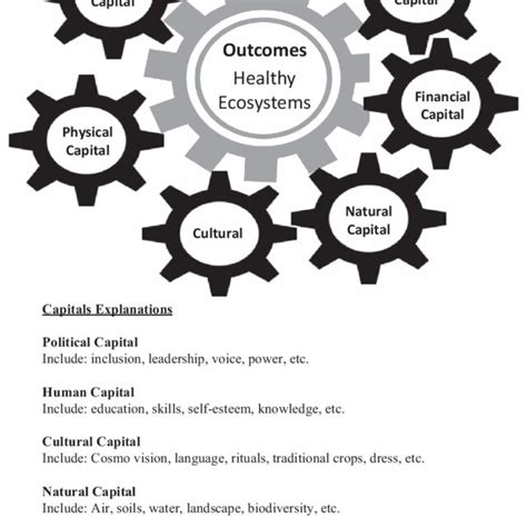 1 Community Capitals Framework Source Adapted From Flora 2005