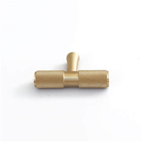 Satin Solid Brass Solid Texture Knurled Knobs From Forge Hardware