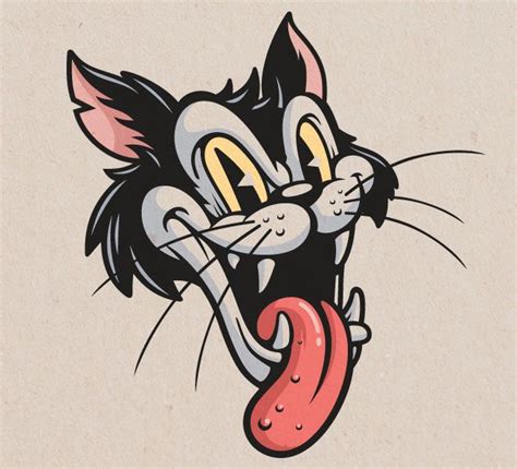 Showcase Of Character Illustrations Inspired By 1930s Cartoons