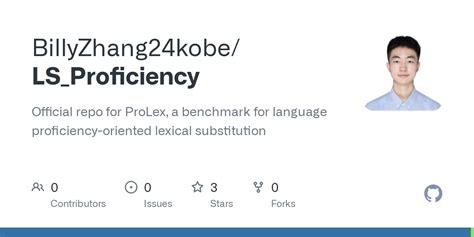 Github Billyzhang24kobelsproficiency A Benchmark For Lexical Substitution With Language