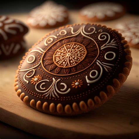 Premium Ai Image Delicious Russian Tula Gingerbread The Perfect Christmas Treat