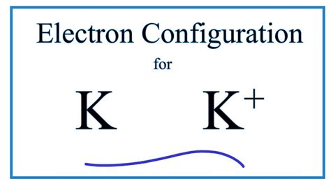 K Electron Configuration