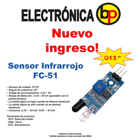 Electronica Bp Nuevo Ingreso🥳 Sensor Infrarrojo Fc 51 Electronica Bp Nuevo Ingreso🥳 Sensor Infrarrojo Fc 51