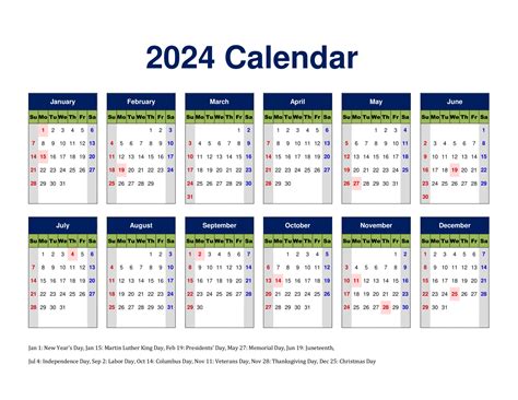 Julian Calendar 2024 Printable Free Printable