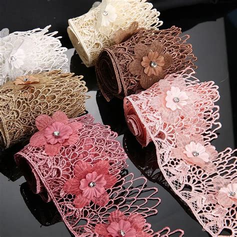 Decorative Lace Material Lace For Crafts Floral Lace Sewing Theme