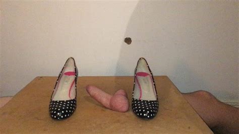 Squirting Cumshot Under Heels Mistresses Cock Box