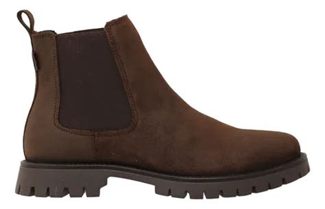 Botas Levis Cafés Hombre 2223594 Walker Piel Meter Resorte Envío Gratis