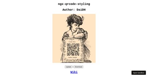 ngx qrcode styling forked codesandbox