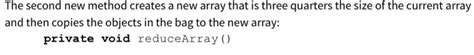 solved the second new method creates a new array that is