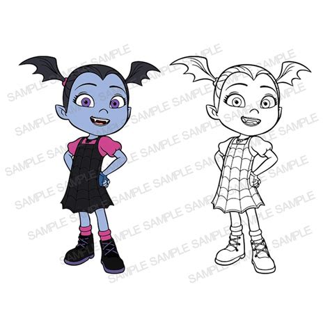 Vampirina Svg File Vampirina Clipart Vampirina Silhouette Inspire Uplift