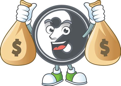 Yin Yang Cartoon Character Style 20229803 Vector Art At Vecteezy