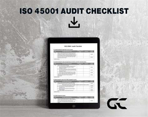 Iso 45001 Auditing Tool Health And Safety Dashboard Excel Template