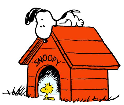 How To Draw Snoopy Laying On His House