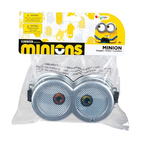 Minion Role Playing Goggles Wearable Costume Accessory Unisex Adult
