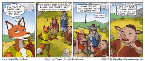 Inherit The Earth Web Comic Turning A Page