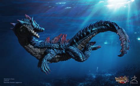 Abraham Chew Zbrush Monster Hunter Lagiacrus