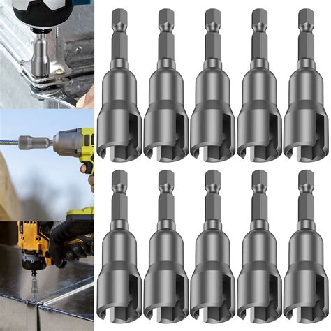 10 Pcs Wing Nut Drill Bit Heavy Duty Wing Nut Driver Safe Hurricane