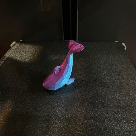 3d Printable Whale Low Poly By Ning