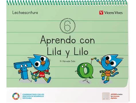 Libro Aprendo Con Lila Y Lilo Cuaderno 6 Cuotas Sin Interés