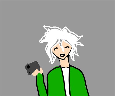 Nagito Komaeda Has A Gun Drawception