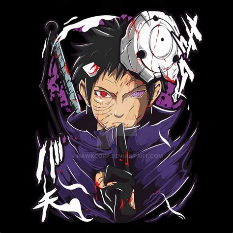 Design Vector Exclusive Anime Obito Uchiha V2 Ex By Hawkcorp On