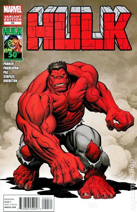Hulk 2008 Marvel 50c Red Hulk Hulk Hulk Art