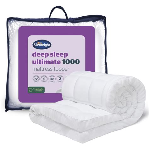 Silentnight Deep Sleep 10cm Mattress Topper Double Pallet Trade E