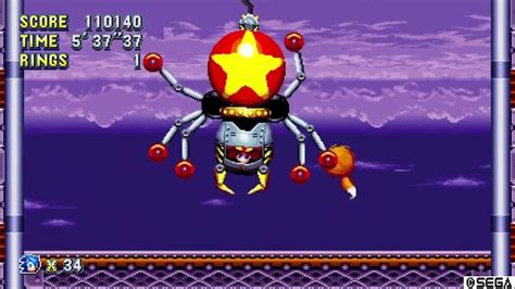 Sonic Mania All Bosses Youtube