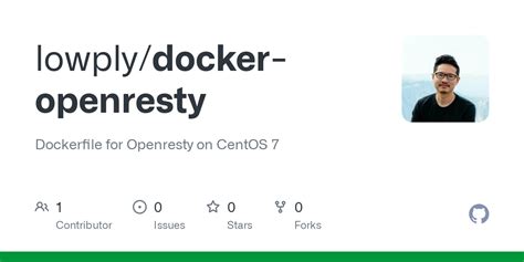 Github Lowplydocker Openresty Dockerfile For Openresty On Centos 7