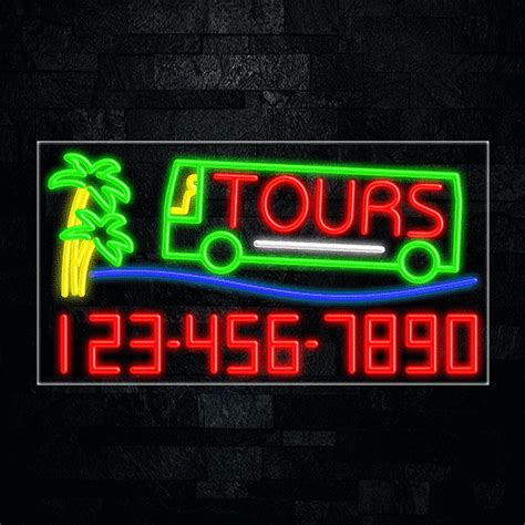 Tours Led Neon Sign 33l X 18h 35111