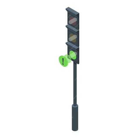 Premium Vector Traffic Light Sensor Icon Isometric Vector Road Drive Smart System