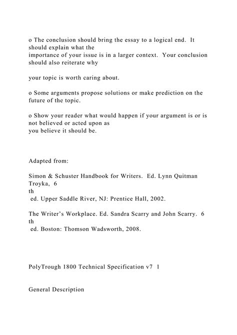 Classic Model For An Argument No One Structure Fits All Writdocx