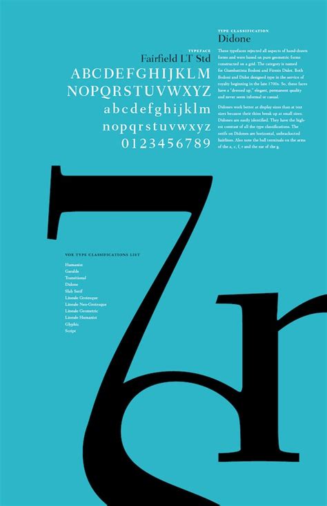 Type Classification Poster Series Paula Lavalle