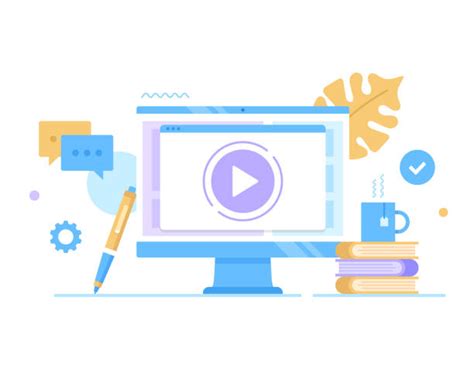 50 Home Office Video Background Stock Illustrations Royalty Free
