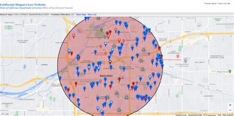 Offender Map California The Sex Offender Registry Lifetime Of