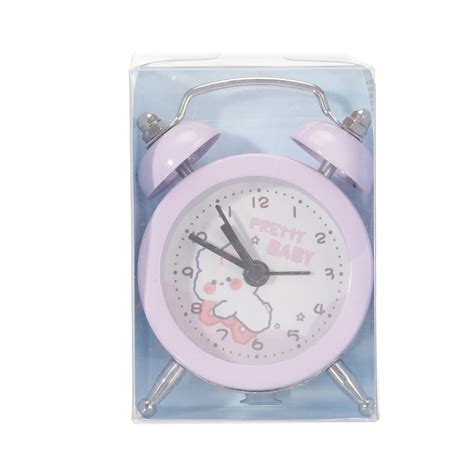 Reloj Despertador Mini Violeta — Miniso Uruguay