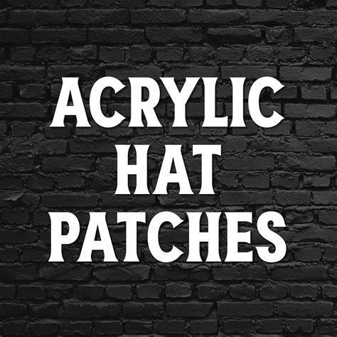 Hat Patch Supply By Hat Foundry