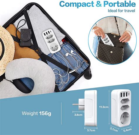 Portable And Lightweight Safe Eu Wall Socket Wall Plug Wall Outlet