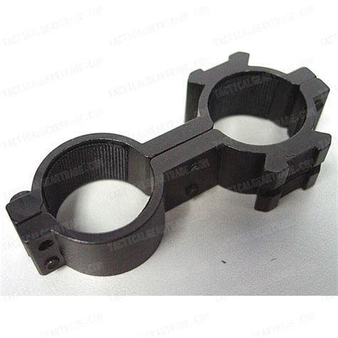 25mm Dual Hole Laser Sight Flashlight Scope Ring Mount For 524