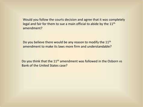 Ppt 11 Th Amendment Powerpoint Presentation Free Download Id2103702