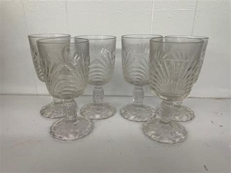 6 Cambridge Caprice Glasses Live And Online Auctions On