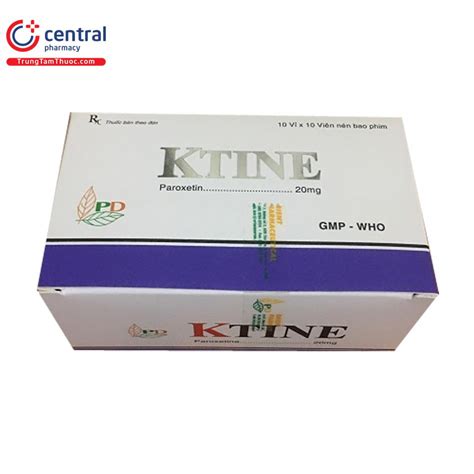 [chÍnh HÃng] Thuốc Ktine 20mg điều Trị Trầm Cảm