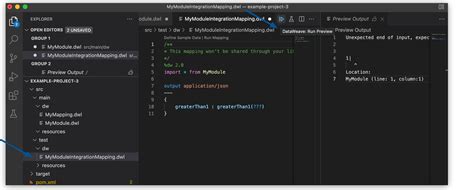 Installing And Using The Dataweave Extension Mulesoft Documentation
