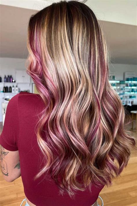 Red And Blonde Hair Color Ideas Ombre