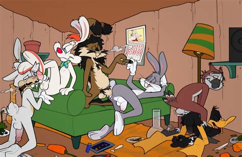 Rule 34 Anal Bugs Bunny Crossover Daffy Duck Digital Media Artwork Disney Duck