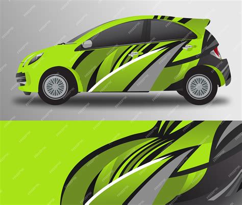 Flat Green Car Wrap