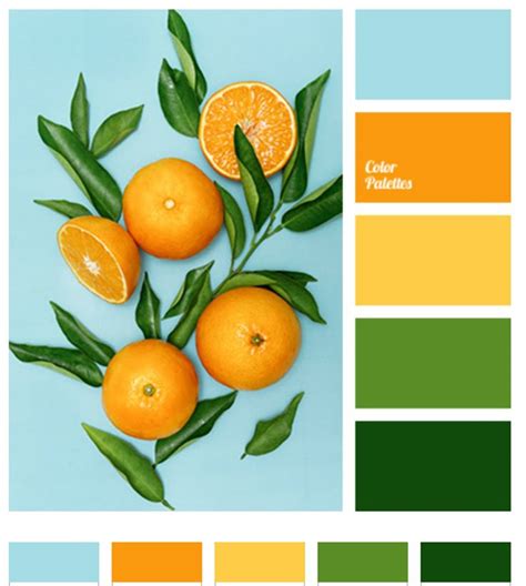 Green Yellow Orange Color Palette