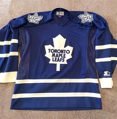 Toronto Maple Leafs Jersey Starter Vintage 90s Large Ebay