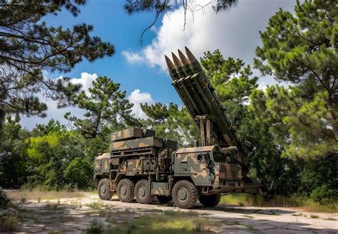 Premium Photo High Mobility Artillery Rocket System Mlrs Artillery
