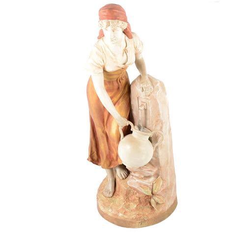 Lot 4 Large Royal Dux Porcelain Model